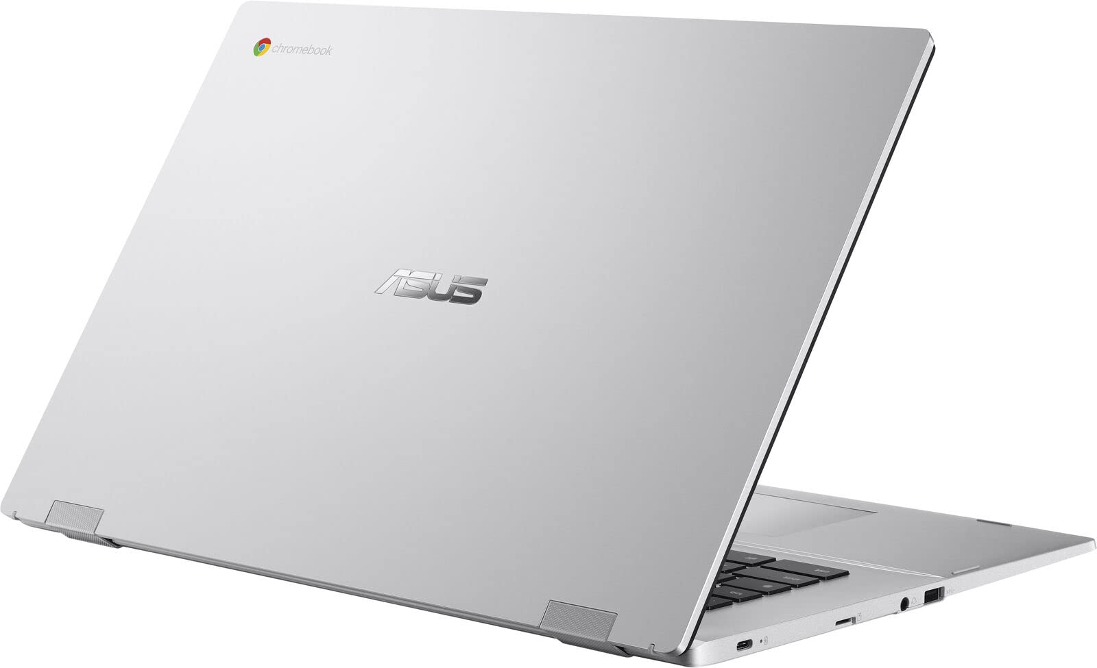 ASUS 2022 Newest Chromebook 17.3" FHD IPS Laptop, Intel Celeron N4500 (Dual-core, up to 2.8 GHz), 4GB DDR4 RAM, 32GB eMMC SSD, Wi-Fi6, Chrome OS with JAWFOAL