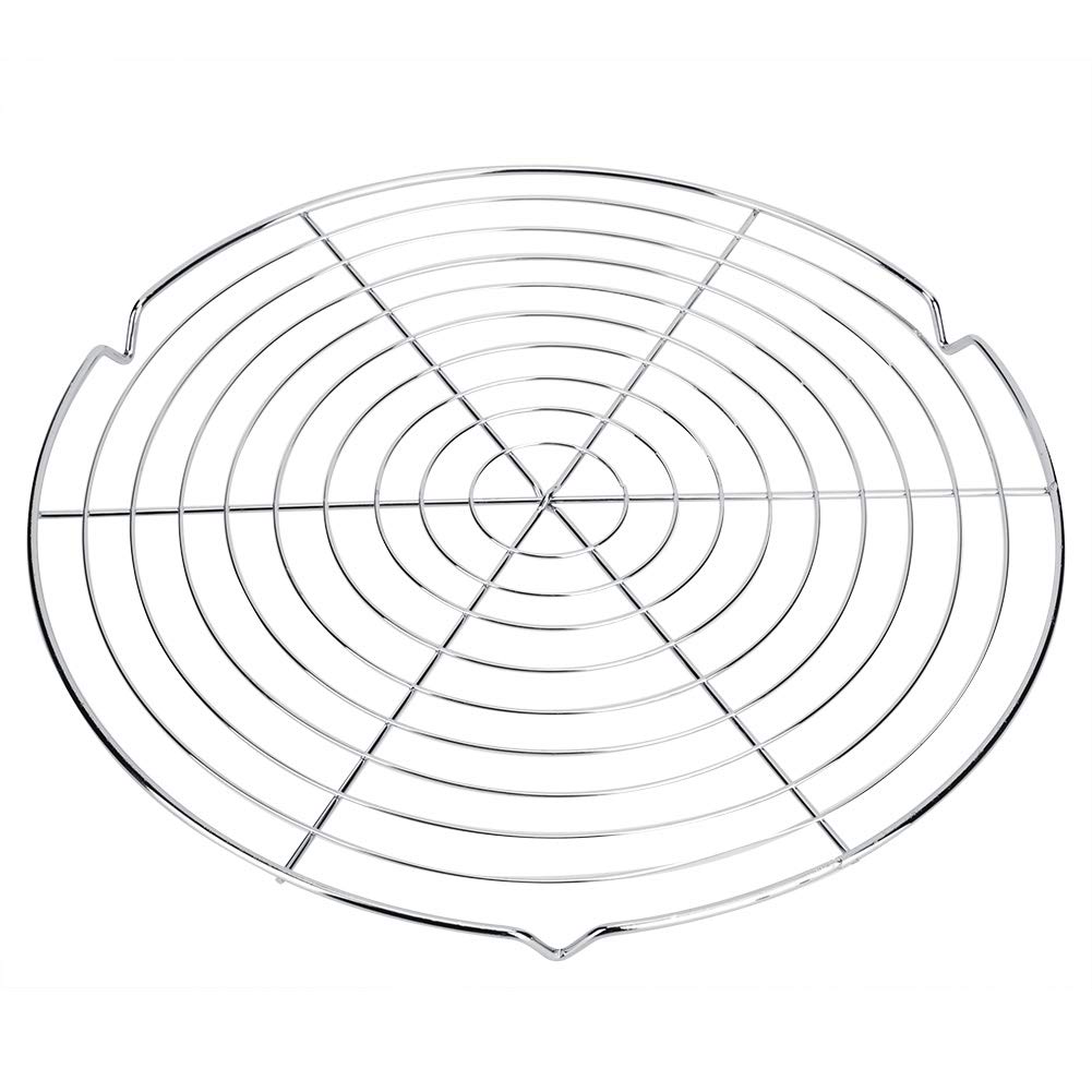 Srliya fire Pit Grate Round Grill grates 33×33×2 Round Shape BBQ Wire mesh Grill net Barbecue Grilled Grid Rack Outdoor Camping Picnic Tool