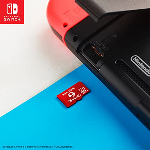 SanDisk 128GB microSDXC Card Licensed for Nintendo Switch - SDSQXAO-128G-GNCZN