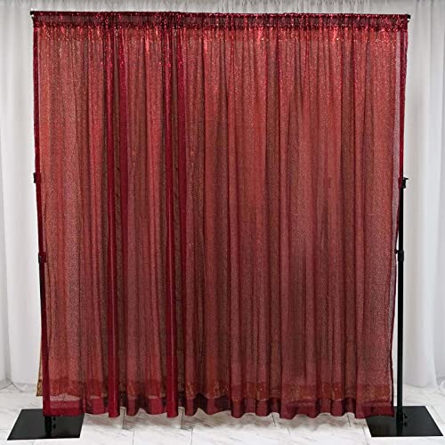 Efavormart 10 Ft. Double Cross Bars with Mounting Brackets, Hardware Compatible with Heavy Duty Backdrop Stand - Perfect for Wedding, Photo Booths, Events, Photography, and Exhibition Decorations