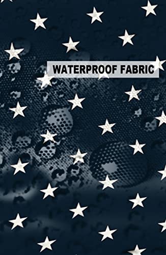 Lumbar Pillow Covers 12 x 20 Inches, 4th of July Waterproof Pillow Protector Set of 2 Throw Pillowcases, Independence Day Patriotic Star Red Line Rectangle Cushion Covers for Patio/Tent/Couch/Garden