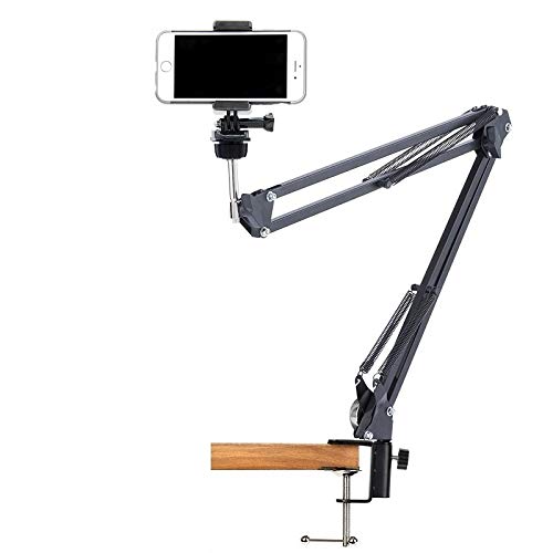 AceTaken Phone Video Stand,Overhead Camera Mount Compatible with iPhone Samsung Live Streaming,Baking,Craft,Videos,Online Lessons