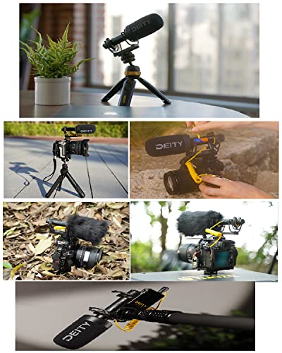 Deity Microphone V-Mic D4,Professional External Camera Video Microphones,Shotgun Mic with Shock Mount Supports USB-C Digital Output for PCs for Cameras Recorders Smartphones Laptops and Tablets