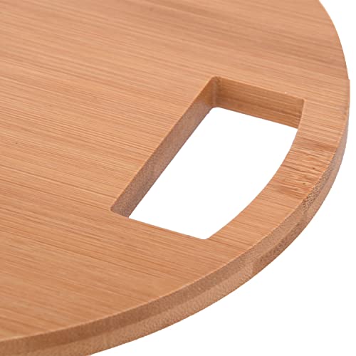 Folding Picnic Table, Camping Picnic Wine Glass Holder Outdoor Garden Round Wooden Wine Table, Small Wine Rack Portable Wine Holder Phone Stand, Wine Rack Support Beach Snack Table