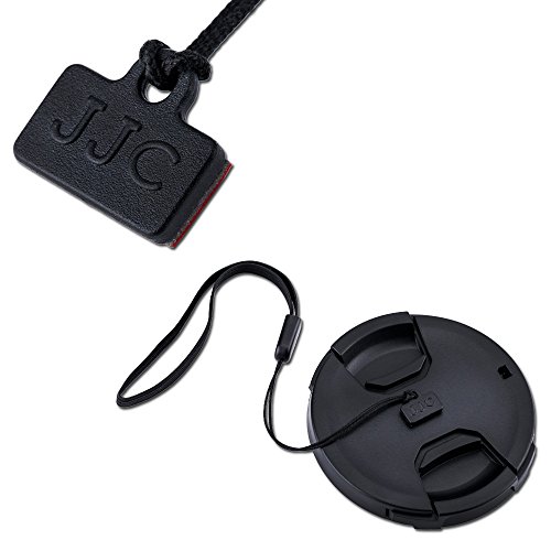 2 Pack JJC 52mm Front Lens Cap Cover with Elastic Cap Keeper for Nikon D3000 D3100 D3200 D3300 D5000 D5100 D5200 D5300 D5500 with AF-S 18-55mm Kit Lens and Other Lenses with 52mm Filter Thread