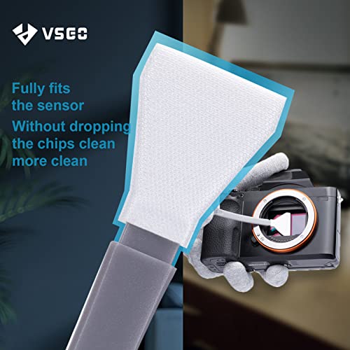 VSGO VS-S02-E APS-C Digital Camera Sensor Cleaning Kit Clean Swab × 10 with Sensor Cleaner Solution for Nikon Canon DSLR Cleaning
