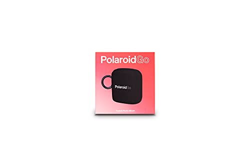 Polaroid Go Pocket Photo Album - Black - For Polaroid Go Format Photos - Displays 36 Go Photos (6164)