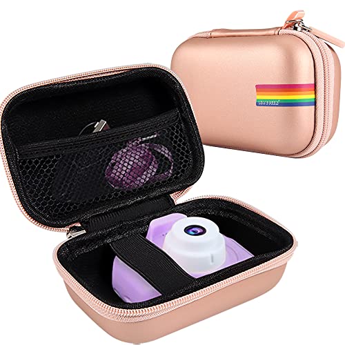 Leayjeen Kids Camera Case Compatible with Seckton/GKTZ/VATENIC/OZMI/PROGRACE/Nine Cube/Rindol/LC-dolida/Desuccus and More Digital Kid Camera Toy Gift (Case Only)