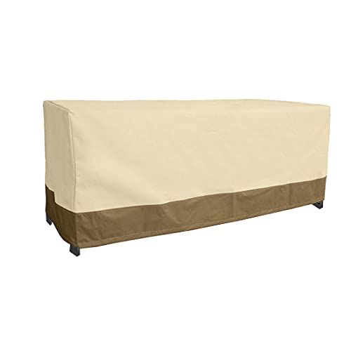 Vanteriam Outdoor Rectangular / Oval Patio Dining Table Cover-Waterproof Large Outdoor Patio Furniture Cover for Dining Table
