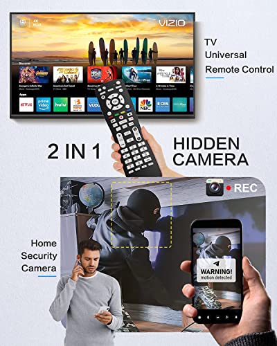 Obdeprlone Spy Camera Hidden Camera WiFi TV Remote Control with Hidden Camera Wireless FHD 1080P Portable Mini Spy Camera for Home Security and Office Nanny Cam