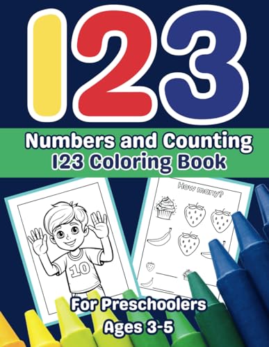 Numbers and Counting - 123 Coloring Book (Coloring Books)