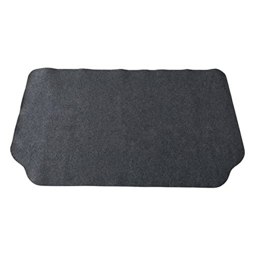 Huhudde Large Under Grill Mat for Outdoor Charcoal Flat Top Smokers Deck Protective Mat Fireproof Grill Pads Heat Resistant BBQ Floor Mat for Outdoor Grill