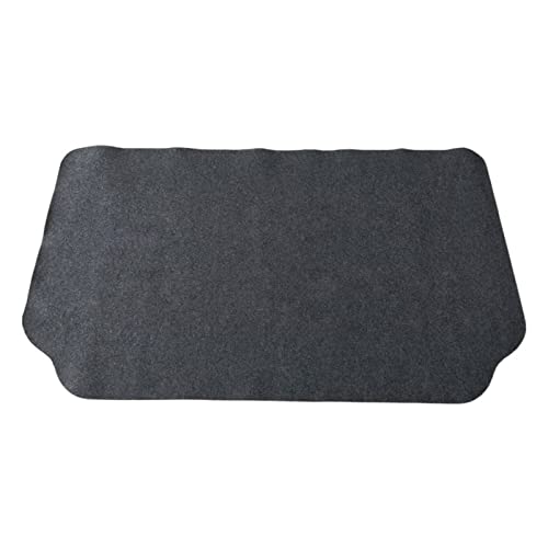 Huhudde Large Under Grill Mat for Outdoor Charcoal Flat Top Smokers Deck Protective Mat Fireproof Grill Pads Heat Resistant BBQ Floor Mat for Outdoor Grill