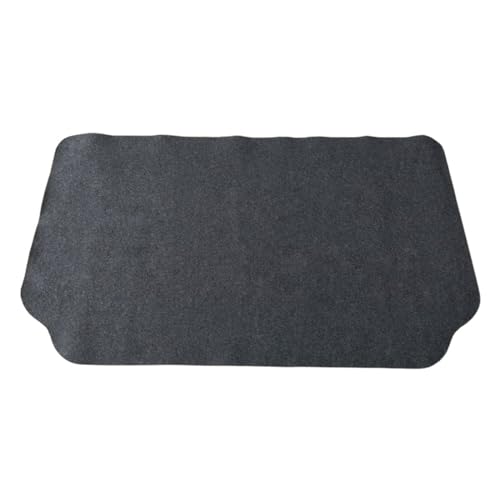 Huhudde Large Under Grill Mat for Outdoor Charcoal Flat Top Smokers Deck Protective Mat Fireproof Grill Pads Heat Resistant BBQ Floor Mat for Outdoor Grill