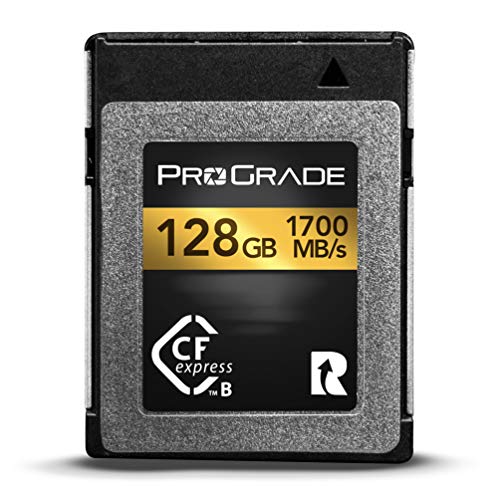 ProGrade Digital Memory Card - CFexpress Type B for Cameras | Optimized for Express Transfer of Files & Large Storage | 128 GB Gold Series