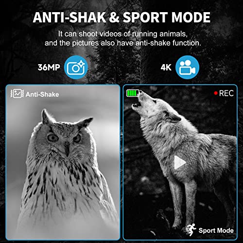 Fvtga Night Vision Goggles - 4K Night Vision Binoculars for Adults, 3'' Large Screen Binoculars can Save Photo and Video with 32GB Memory Card & Rechargeable Lithium Battery