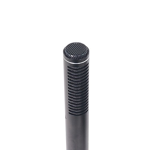 Bestshoot Condenser Interview Microphone Photography Shotgun Mic for Video Camcorders DSLR DV Camcorder 11 inches/27cm Camera Microphone with Metal Holder, Anti-Wind Foam Cap XLR Cable