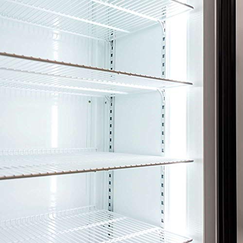Procool Refrigeration Glass 2 Door Display Cooler "Ice Cold Beer" Design; 35 Cubic Ft., 45" Wide