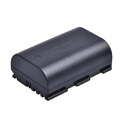 Batmax 2Pcs 2650mAh LP-E6 LP-E6N Battery + LED Dual Charger for Canon EOS R, R5, R6, Ra, XC10, XC15, 5D Mark II/III/IV, 5DS, 5DS R, 6D, 6D Mark II, 7D, 7D Mark II, 70D, 80D, 90D,Blackmagic 4K/6K
