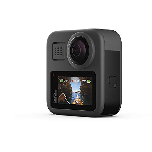 GoPro MAX β Waterproof 360 + Traditional Camera with Touch Screen Spherical 5.6K30 HD Video 16.6MP 360 Photos 1080p Live Streaming Stabilization