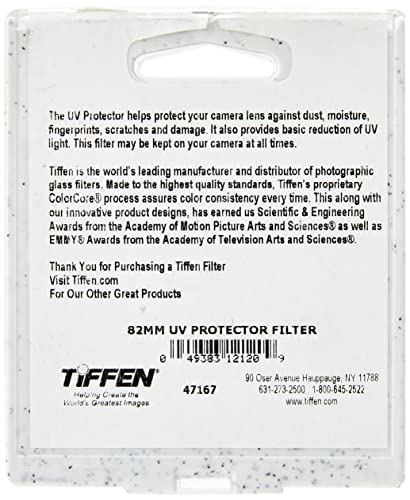 Tiffen 82UVP 82mm UV Protection Filter