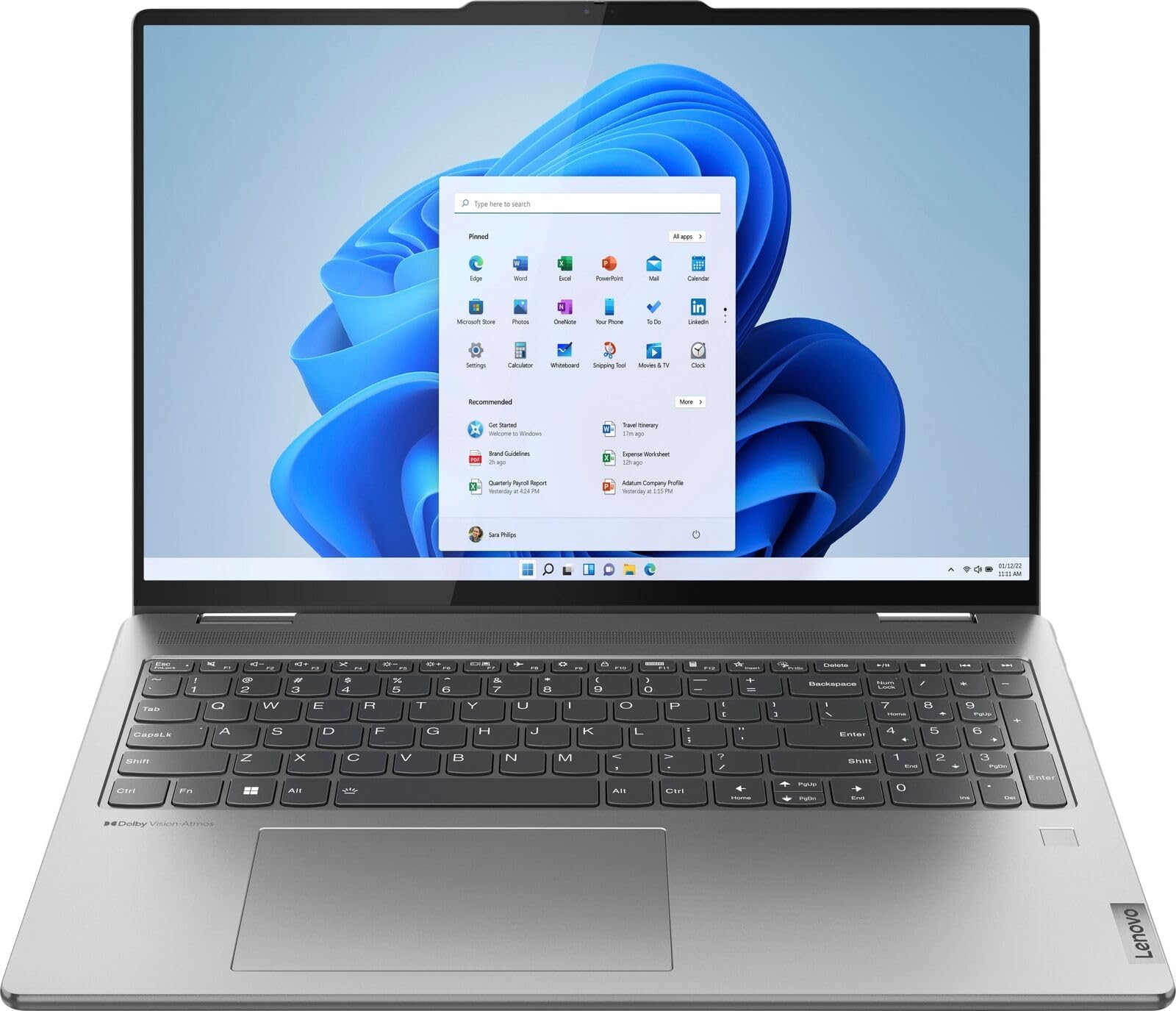 Lenovo Yoga 7 2-in-1 Laptop 16" WUXGA IPS Touchscreen AMD 8-Core Ryzen 7 7735U >i7-1255U 16GB DDR5 1TB SSD Radeon 680M Graphic Fingerprint Backlit USB-C with Pen Win11Pro Silver + HDMI Cable
