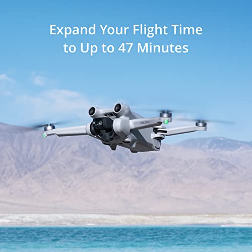 DJI Mini 3 Pro (DJI RC) & Fly More Kit Plus β Lightweight and Foldable Camera Drone with 4K/60fps Video, 47-min Flight Time, Tri-Directional Obstacle Sensing, Ideal for Aerial Photography