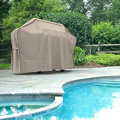 English Garden Grill Cover, Heavy Duty and Waterproof Grill Cover, Fits Grills 55" Wide