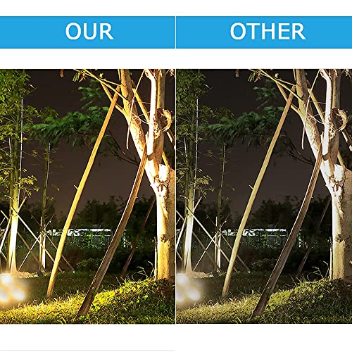 ZHMA 6W Low Voltage Landscape Lights , 12V Led Garden Landscape Lighting, Waterproof Outdoor Spot Lights for Tree,Yard,Flag ,Walkway(2 Pack)