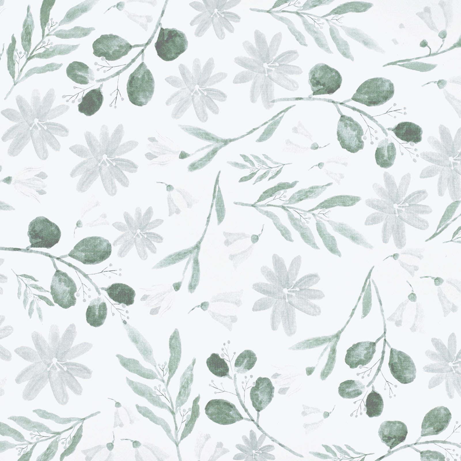 LXCREAT 17.71in x 118in Boho Peel and Stick Wallpaper and Green Leaf Contact Paper for Bathroom Decoration