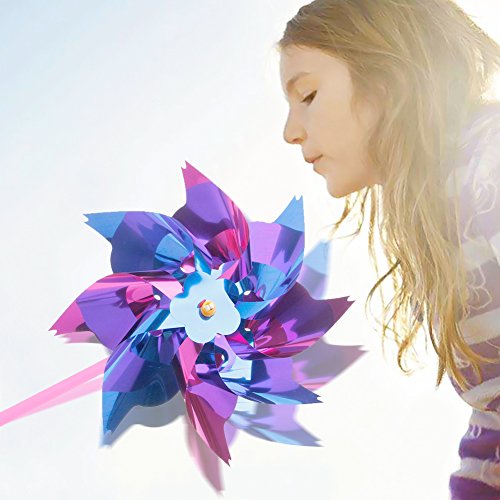 Lawn Pinwheels, Party Pinwheels Windmill Rainbow Pinwheel DIY Pinwheels Set for Kids Toy Garden Lawn Decor, 100 PCS