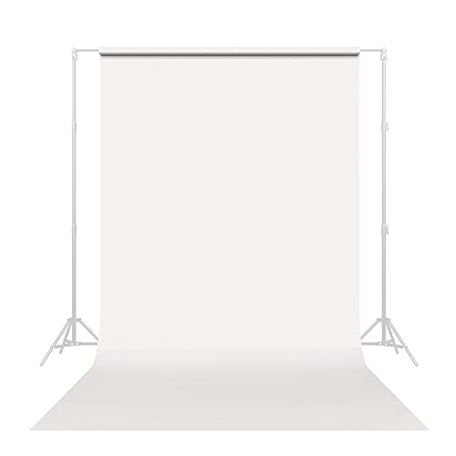 Savage Seamless Paper Photography Backdrop - Color #50 Off White, Size 86 Inches Wide x 36 Feet Long, Backdrop for YouTube Videos, Streaming, Interviews and Portraits - Made in USA