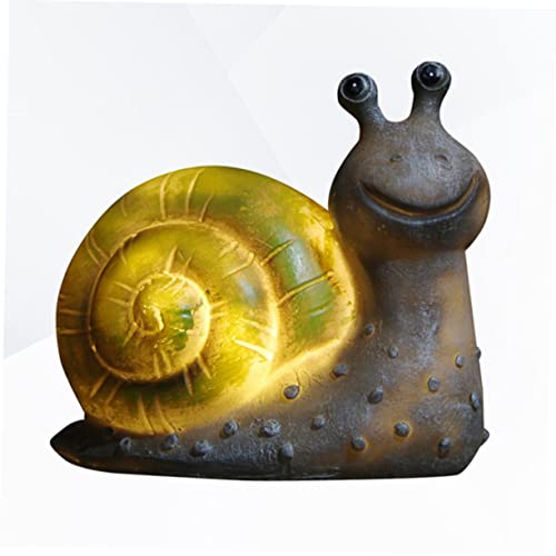 Uonlytech 3pcs Outdoor Ornament Lights Outdoor Garden Lights Animal Light Lawn Lamp Decorative Lights Solar Garden Lamp Solar Animal Lights Decorative Lights Snails Water Proof