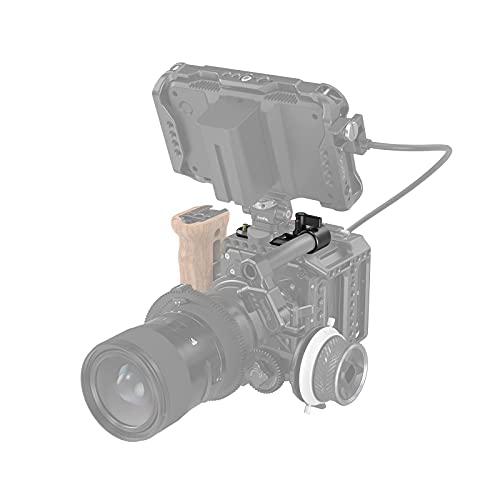SmallRig 15mm Single Rod Clamp with Integrated NATO Rail - 3011