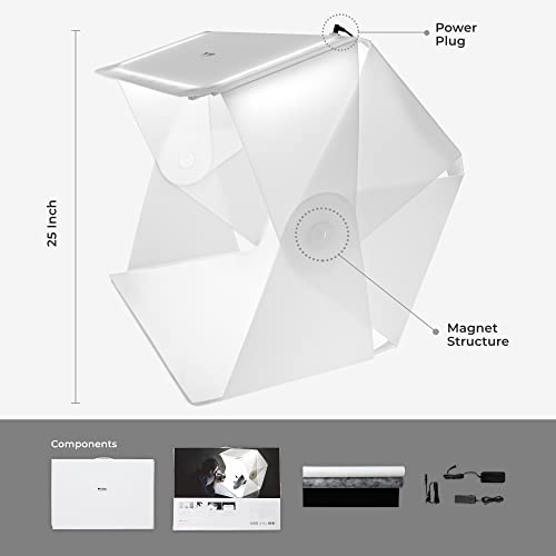 Foldio3 | 25" Portable Product Photo Studio Light Box with Dimmable LED Light | ORANGEMONKIE | World 1st All-in-one Photo Studio