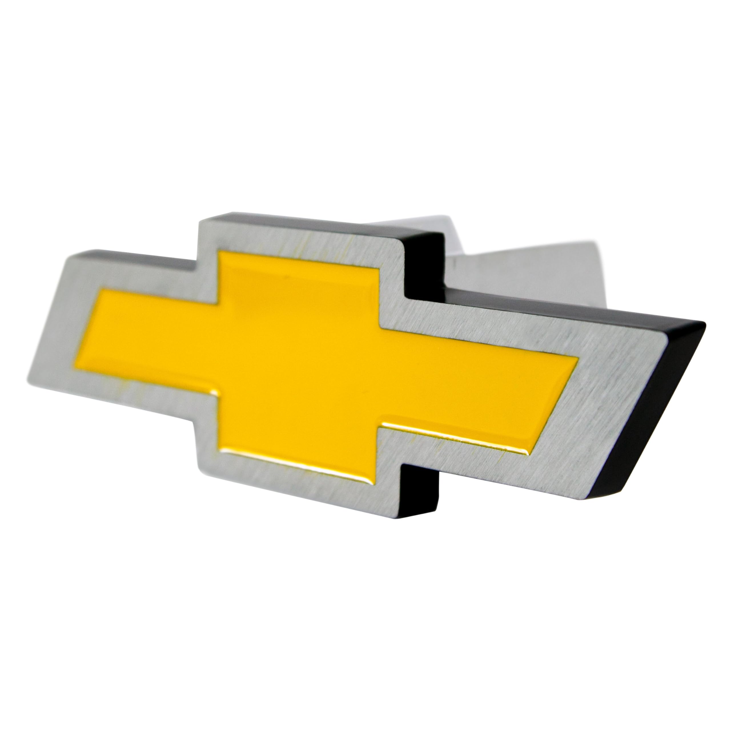 Plasticolor 002207R01 Chevy Bowtie Style Brushed Aluminum Hitch Plug