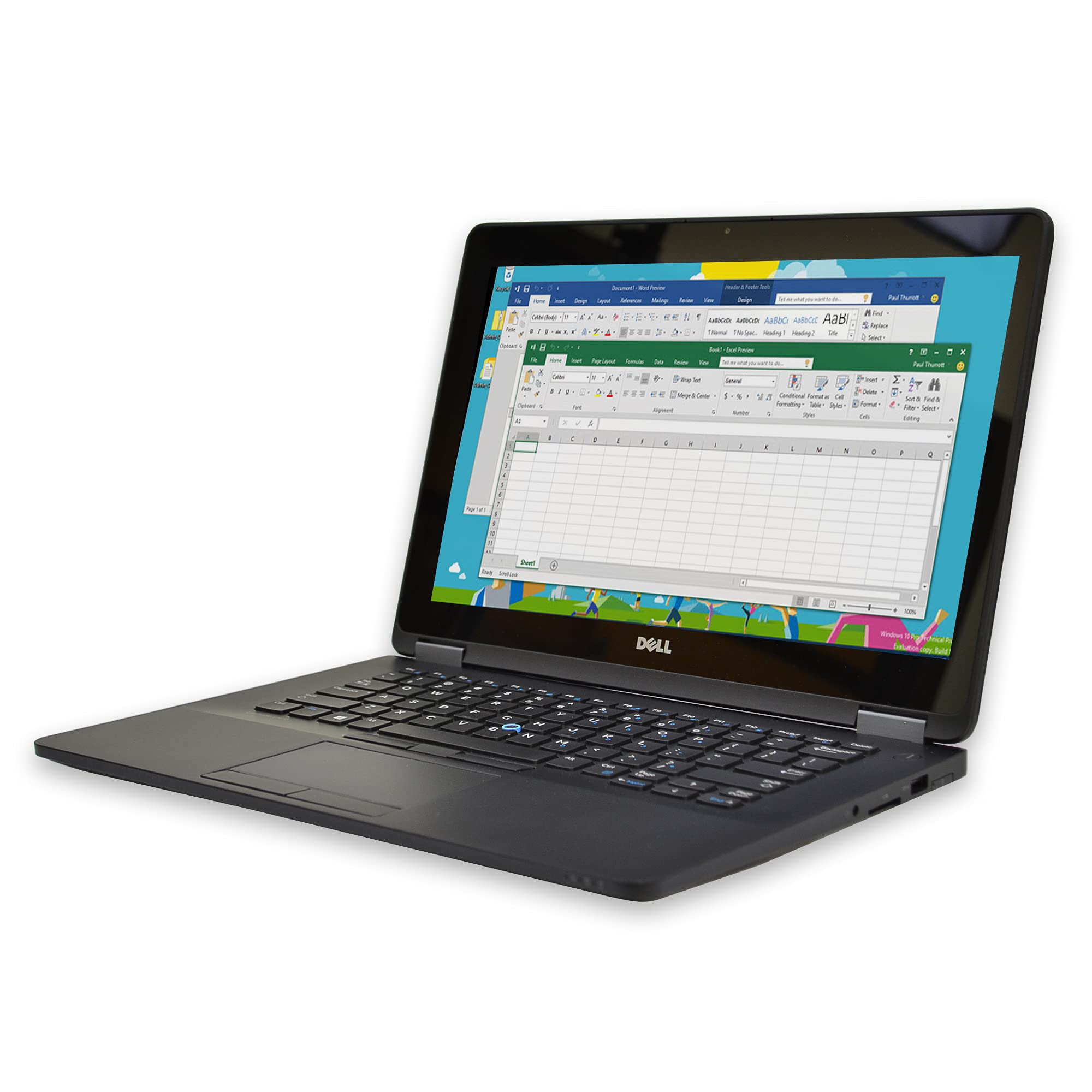 Dell Latitude E7450 14in Laptop, Core i5-5300U 2.3GHz, 16GB Ram, 500GB SSD, Windows 10 Pro 64bit (Renewed)