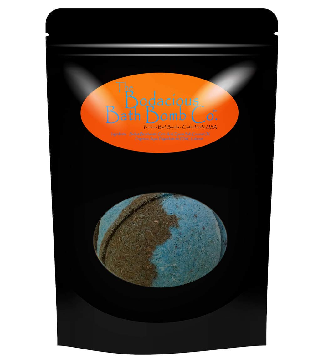 Giant Grump Bath Bombs XL Bath Balls Funny Bathbombs for Men Black and Blue Bath Fizzers Fun Old Man Gags Stocking Stuffers for Dads Grandpa Gags 2 Pack
