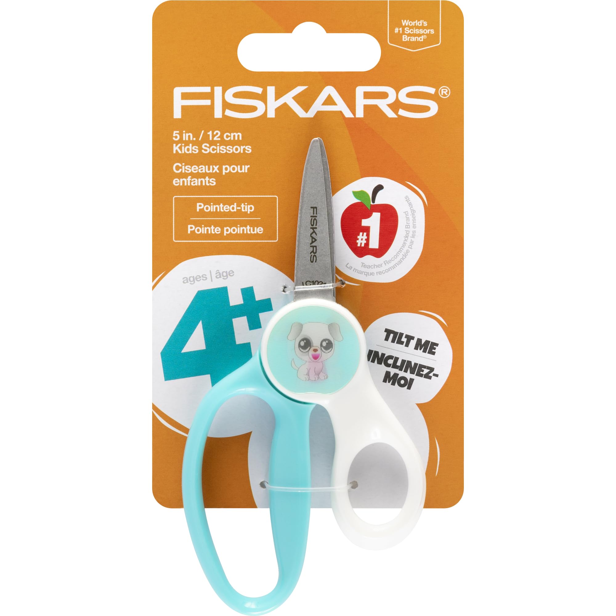 Fiskars Kids Scissors Magic Morph Pointed-tip, 5 Inch, Mermaid