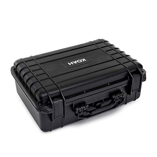 Koah Weatherproof Hard Case with Customizable Foam (18 x 14 x 7 Inch)
