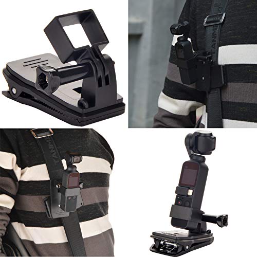 ARISLL Accessories kit for DJI OSMO Pocket/Pocket 2, Handheld Mount Adapter Tripod Carrying Case Expansion Phone Bracket Screen Protector for Osmo Pocket/Pocket 2