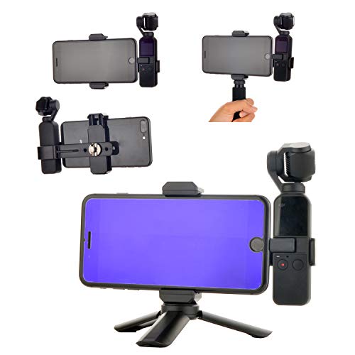 ARISLL Accessories kit for DJI OSMO Pocket/Pocket 2, Handheld Mount Adapter Tripod Carrying Case Expansion Phone Bracket Screen Protector for Osmo Pocket/Pocket 2