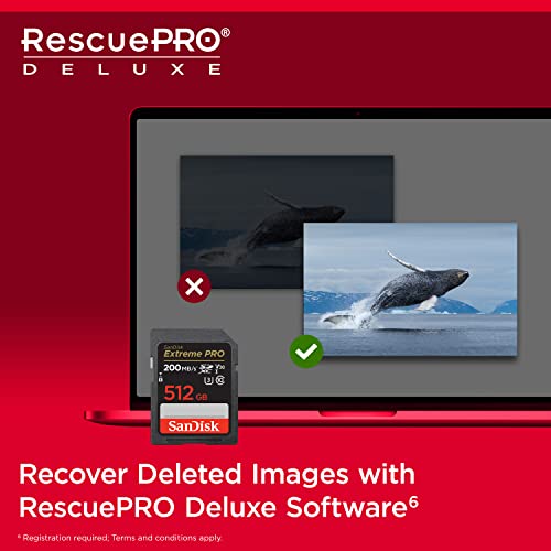 SanDisk 512GB Extreme PRO SDXC UHS-I Memory Card - C10, U3, V30, 4K UHD, SD Card - SDSDXXD-512G-GN4IN