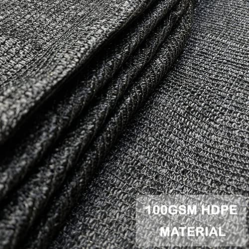 75% UV Protection Shade Cover Sunblock Cloth Mesh Fabric Net with Lock Holes for Garden Flower Plant (5x5 ft)