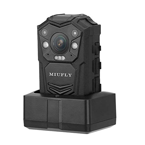 MIUFLY 1296P Police Body Camera with 2 Inch Display, Night Vision, Built in 64G Memory and GPS for Law Enforcement