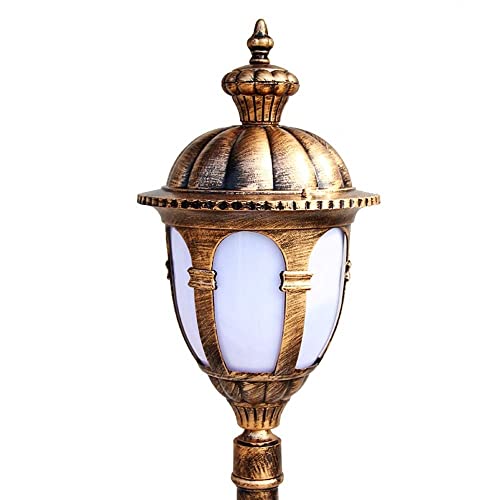 MODEBHD Waterproof Garden Column Lamp Landscape Lantern Patio Pathway Walkway Outdoor Street Light Post Light Outdoor Floor Lamp Table Lamp E27 Decoration Pillar Lights Villa Park Bollard Lamp