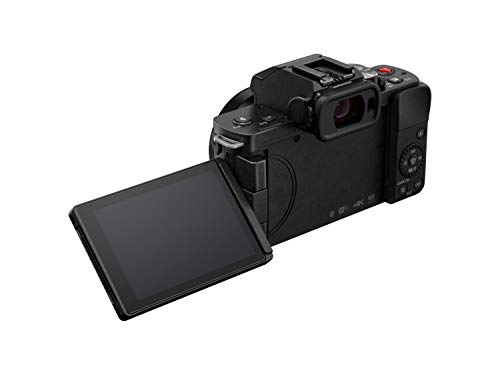 Panasonic LUMIX G100 4k Mirrorless Camera for Photo and Video, Built-in Microphone with Tracking, Micro Four Thirds Interchangeable Lens System, 12-32mm Lens, 5-Axis Hybrid I.S, DC-G100KK (Black)