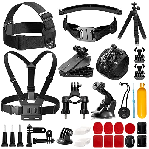 AKASO Outdoor Sports Action Camera Accessories Kit 42 in 1 EK7000/ EK7000 Pro/ Brave 4/ Brave 7 LE/ Brave 7/ Brave 8/ V50X/ V50 Pro/ V50 Elite/ Go Pro Hero 11 10 9