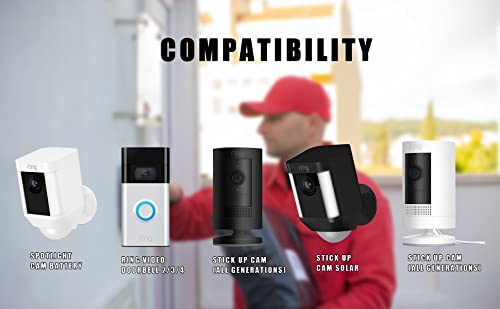 Replacement Battery with Charger Station for Ring-Doorbell Camera 1 and 2, Spotlight Camera and Stick Up Camera, Rechargeable Upgraded Lithium Li-ion Batteries 3.65V Camera Indoor