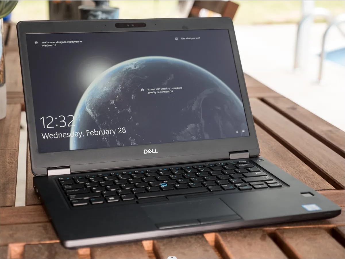 Dell Latitude 5490 Intel i7-8650U, 16GB Ram, 512GB SSD, 14.0 Inches Windows 10 Pro - (Renewed)